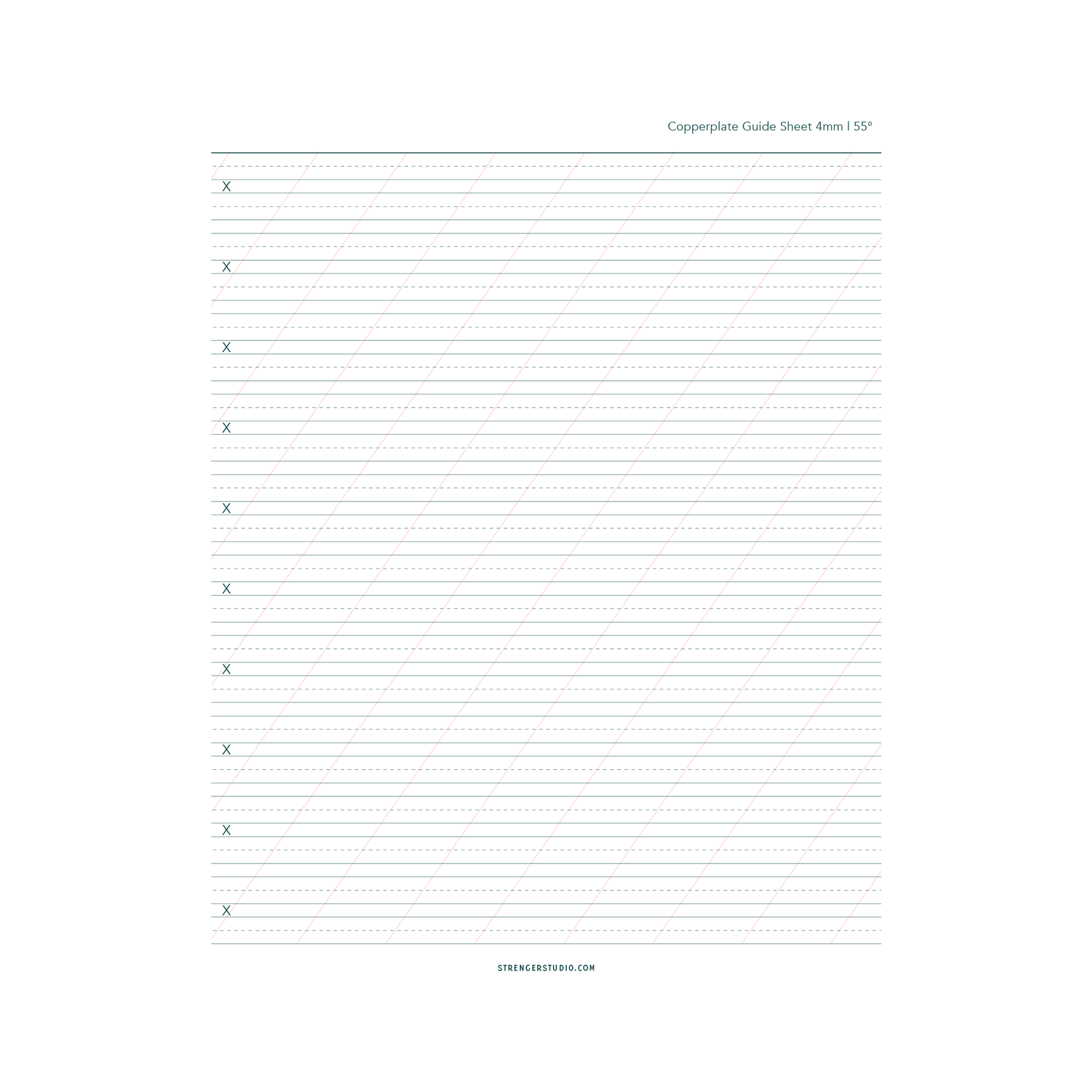 Free Printable Guide Sheets | Strenger Studio